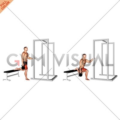 Kettlebell Assisted Bulgarian Split Squat