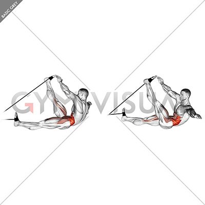 Band alternating v-up