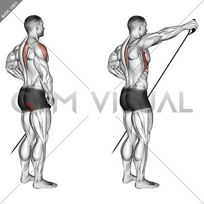 Band front lateral raise