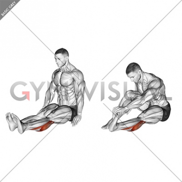 Seated Calf Stretch (male)