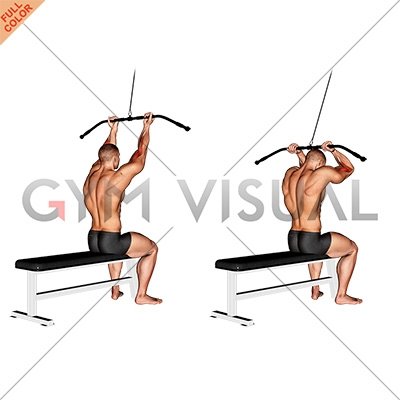 Cable Pulldown Bicep Curl