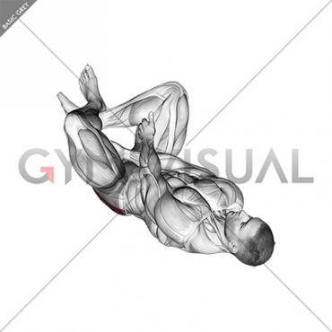 Reclining Lower Trunk Extensor Stretch