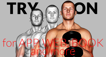 Illustrations and videos about anatomy of exercises - Gym visual