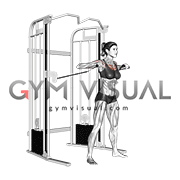 Cable Standing Chest Press